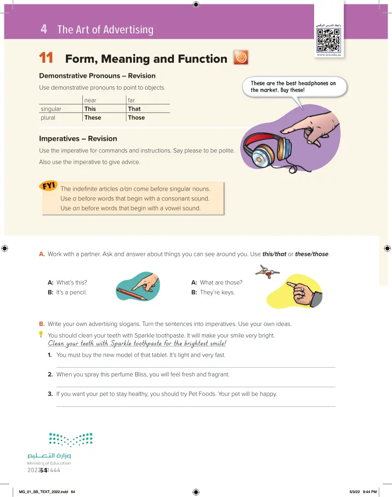 Demonstrative Pronouns (محمود ايسل) - Form Meaning and Function - Mega ...
